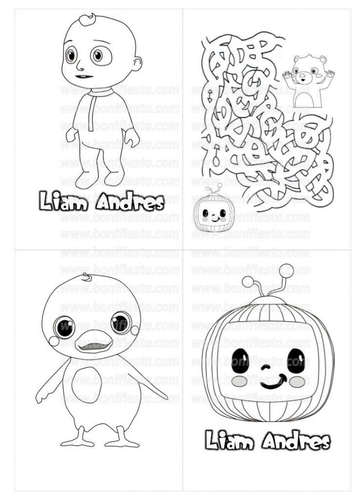 Librito para Colorear de Cocomelon – Boni Fiesta