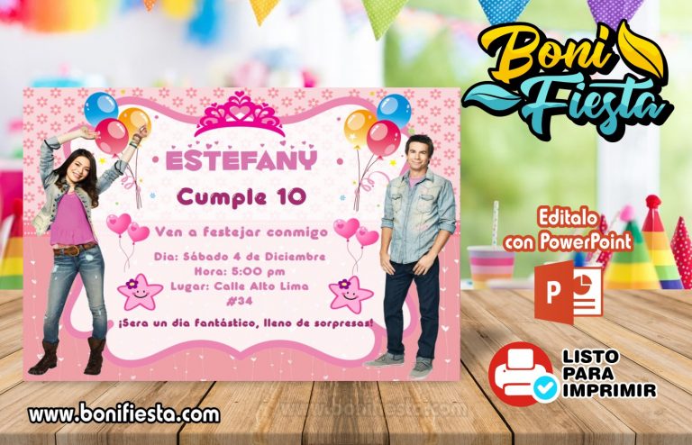 Invitación de iCarly – Boni Fiesta